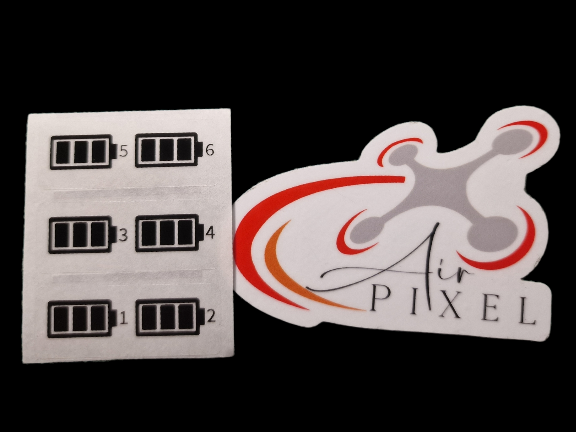 Battery Stickers | AirPixel