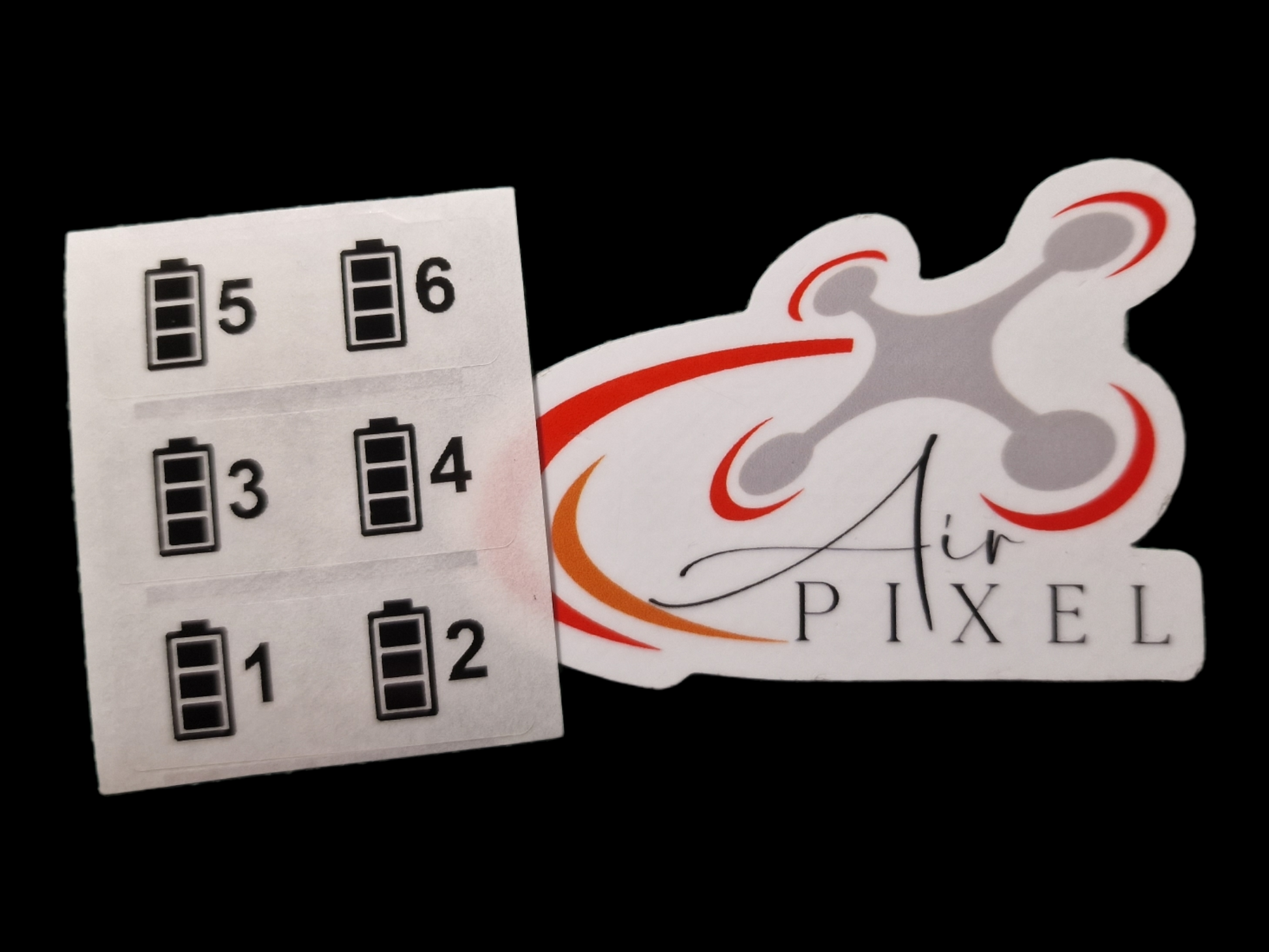 Battery Stickers | AirPixel