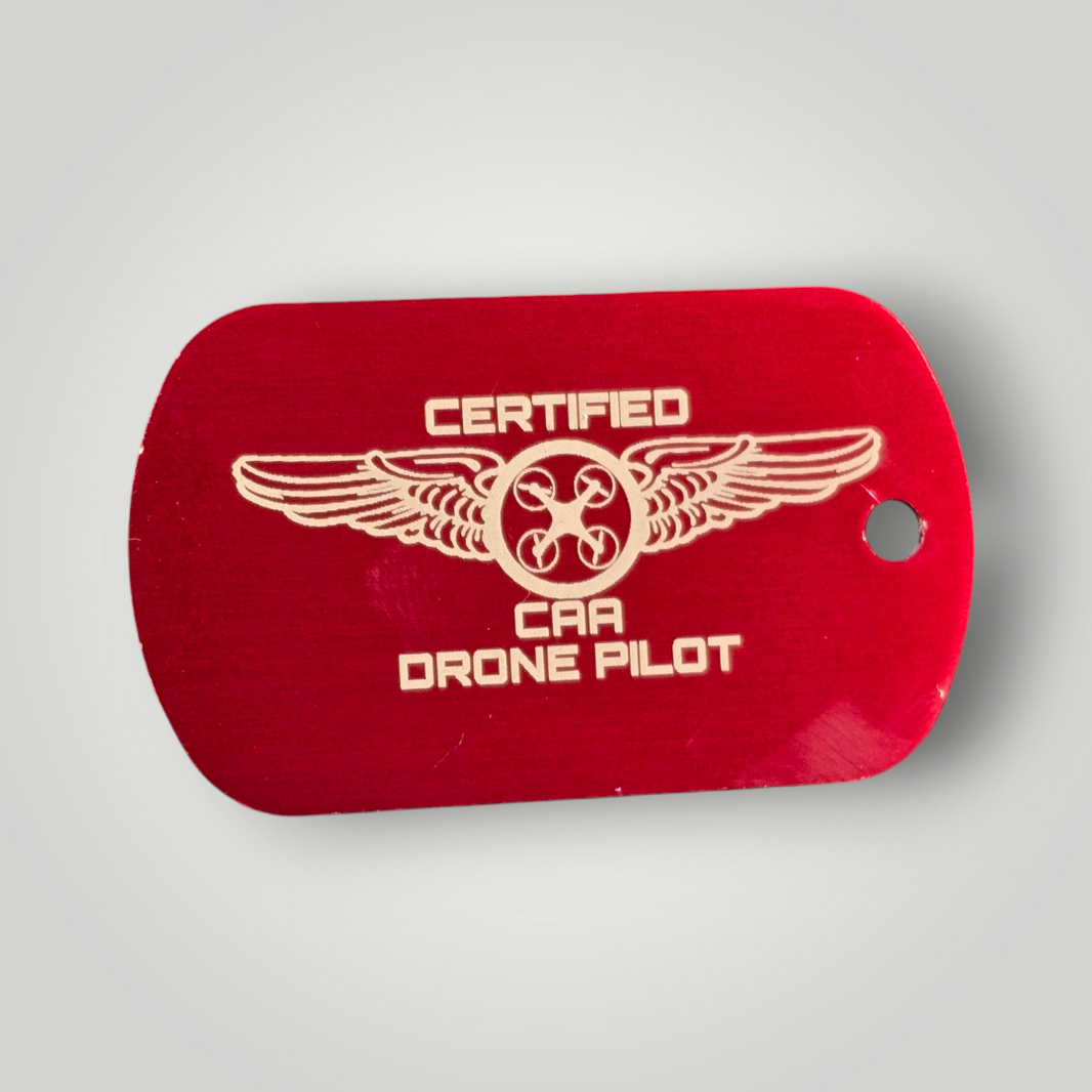 Operator ID Stickers for your drone, we also print CAA flyer ID cards ...
