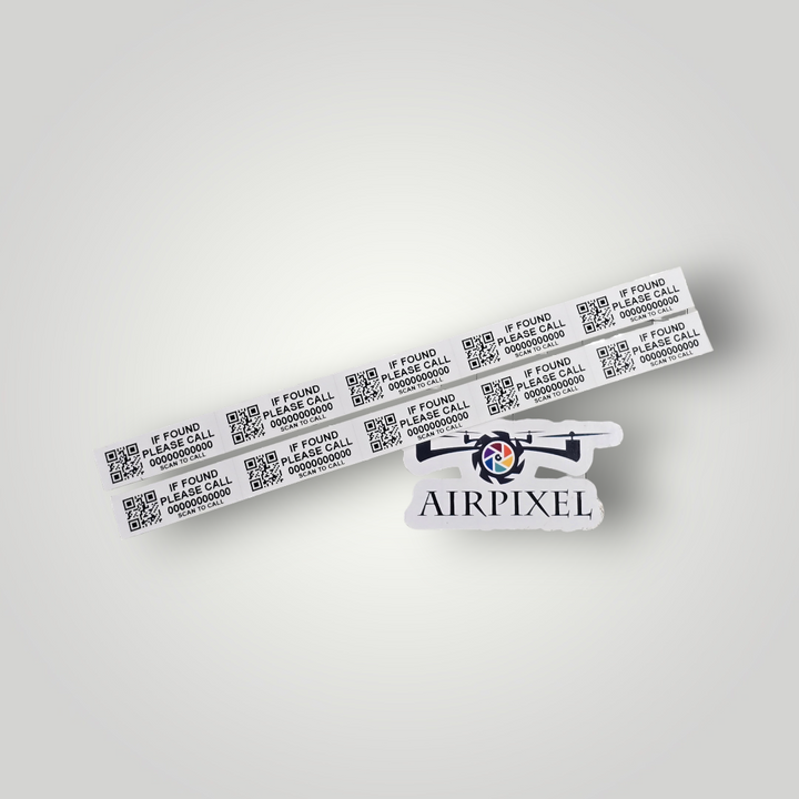 Operator ID Stickers for your drone, we also print CAA flyer ID cards ...